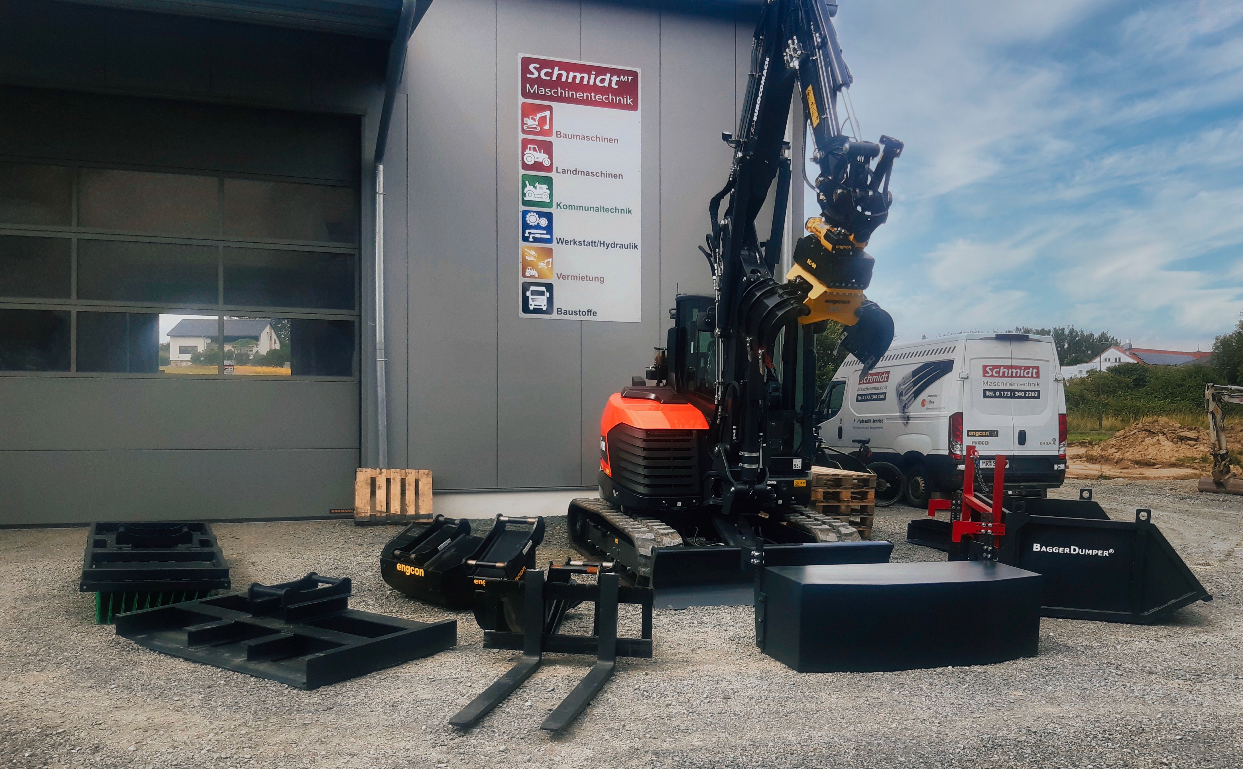 BaggerDumper® SMT-BD-1000 - Baumaschinen | Schmidt Maschinentechnik